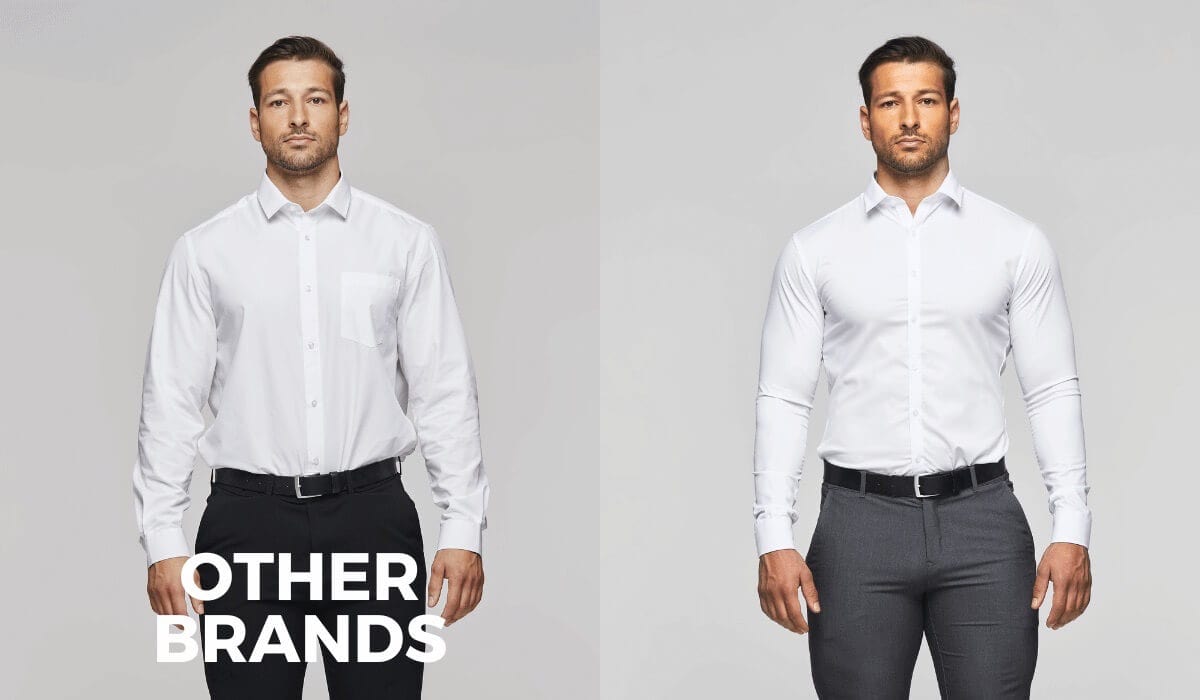 Athletic Fit Dress Shirts - Tailored Athlete - TAILORED ATHLETE - USA