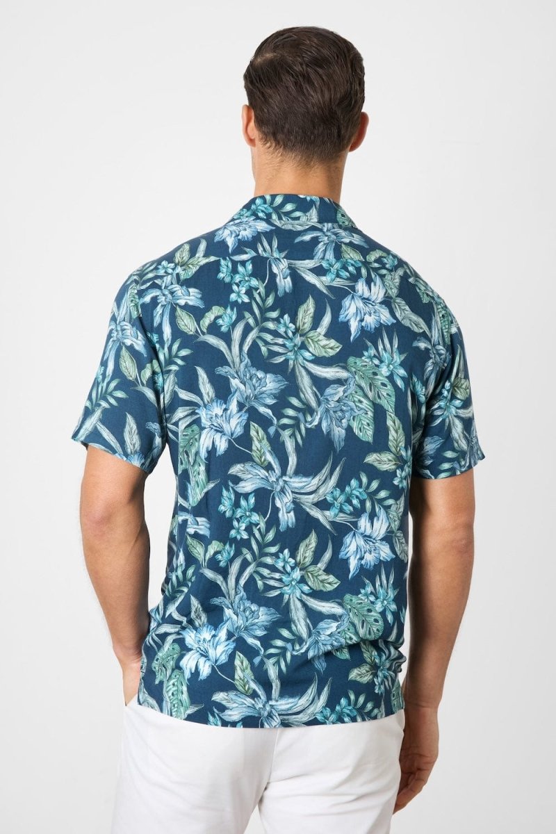 Printed Shirt in Multi Color Tropical Floral
