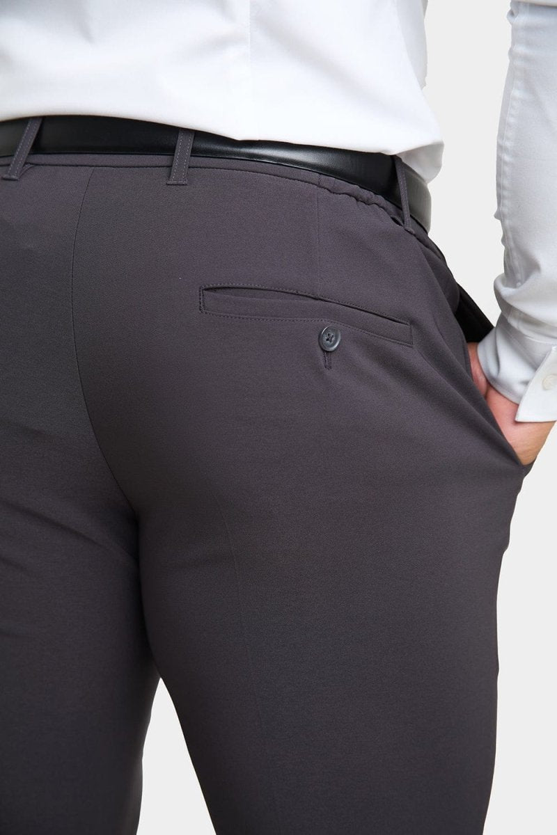 True Athletic Fit Tech Suit Pants in Slate Grey