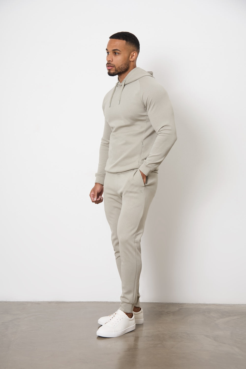 Interlock Sweat Jogger in Smoky Sage